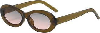 Generic Lunettes De Soleil Ovales &Agrave; Petite Monture For Hommes Et Femmes, Id&eacute;ales For Les D&eacute;placements Quotidiens, Les Vacances &Agrave; La Plage Et Les Photos De Rue