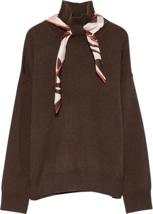 Seventy Femme, Pulls, Brun, Taille: 38 FR Pull &agrave; col roul&eacute;