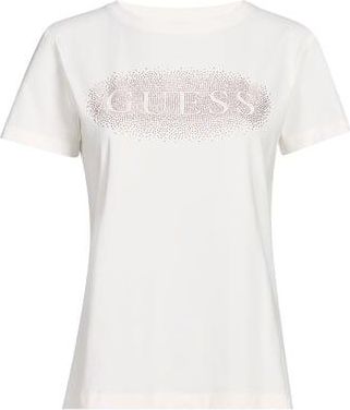 Guess T-shirt en coton m&eacute;lang&eacute;