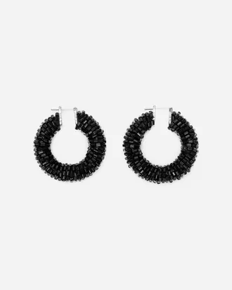 Arket Hoops Mit Perlen -Schwarz