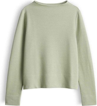 OPUS Sweatshirt Sweatshirt mit Struktur Regular Fit Vielseitig kombinierbar f&uuml;r casual Looks