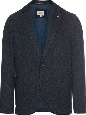 Camel Active Herren 2-Knopf Sakko in melierter Optik Dunkelblau, menswear-54