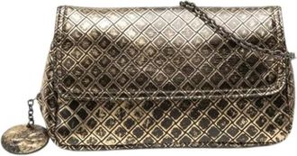 Bottega Veneta Sac bandouli&egrave;re &agrave; rabat Pre-owned - Femme - Pre-owned - Jaune - Taille: ONE Size
