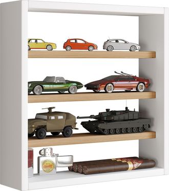 VCM Regal hängend | Maße ca. H. 40 x B. 40 x T. 10 cm | Modern und platzsparend | Wandregal - Osado S