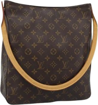 Louis Vuitton Sac bandouli&egrave;re Looping GM doccasion - Femme - Pre-owned - Brun - Taille: ONE Size