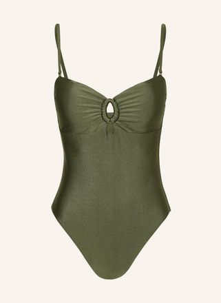 Mrs & Hugs Mrs & Hugs Bandeau-Badeanzug Mit Cut-Outs gruen