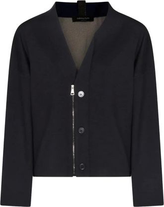 Fabiana Filippi Femme, Pulls, Noir, Taille: 36 FR Tricot Cardigan