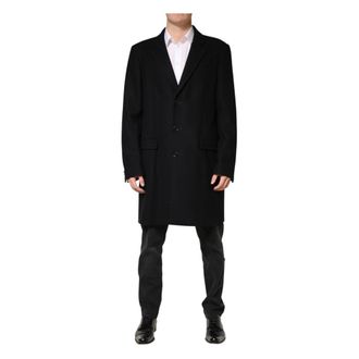 Dolce & Gabbana Homme, Costumes, Noir, Taille: 2XL Long Coat