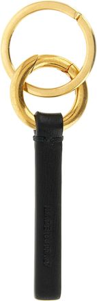 Jil Sander Logo Keyring - Black