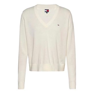 Tommy Jeans Damen, Strickwaren, Beige, XSGr&ouml;&szlig;e