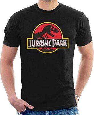 Jurassic Park Classic Logo Mens T-Shirt