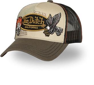 Von Dutch Casquette Homme & Femme Patches, Casquette Trucker Ajustable par Snapback TU