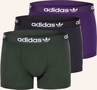 adidas Originals Adidas Originals 3er-Pack Boxershorts Comfort Flex Cotton 3-Stripes grau