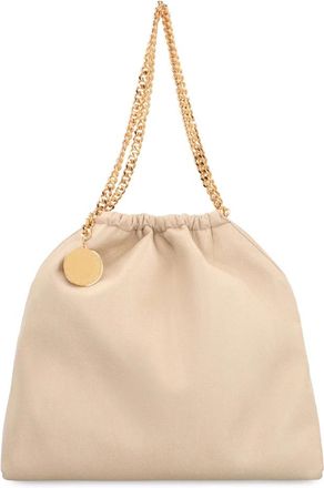 Stella McCartney Femme, Sacs, Beige, Taille: ONE Size Falabella Medium Drawstring Bag