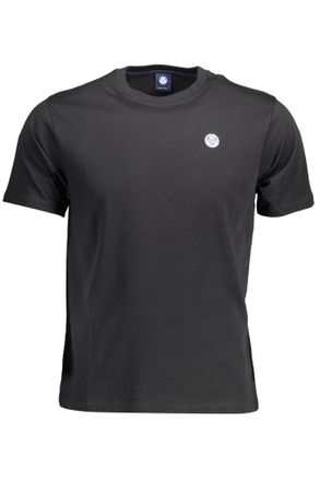 North Sails Crew-Neck-T-Shirt mit kurzen &Auml;rmeln - Schwarz