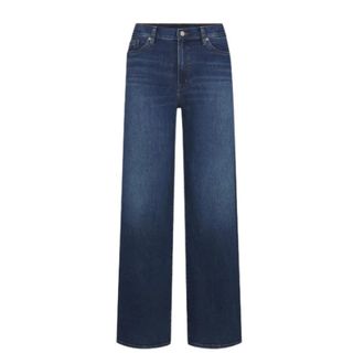 Frame Denim Le Slim Palazzo Long - - Jeans - Damen - Blau - W30