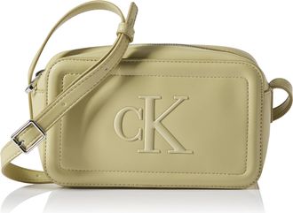 Calvin Klein Damen Raised Ck Camera Bag Lv04f3220g Crossover, Brown (Mint Tea)