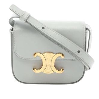 Celine Pre-owned Mini Claude Leder Schultertasche - - Pre-owned - Damen - Blau - ONE SIZE