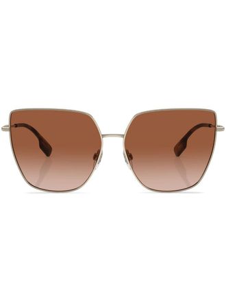 Burberry Sunglasses Alexis Cat-Eye-Sonnenbrille - Gold