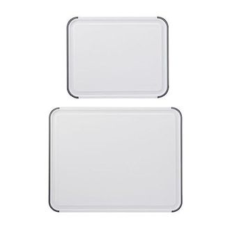 KitchenAid Classic 2pc Polypropylene Chopping Board Set, 20 x 25cm, 35 x 28cm