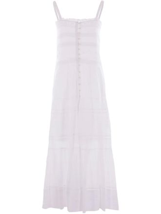 Isabel Marant robe Divine à coupe mi-longue - Blanc