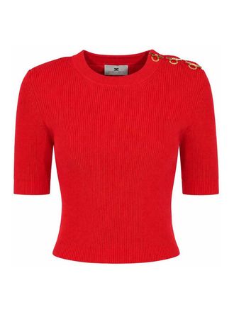 Elisabetta Franchi Top - Rouge