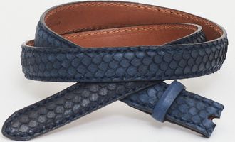 Reptiles House Toledo - Ledergürtel - Mitternachtsblau