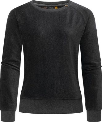 Ragwear Sweater Johanka Velvet Stylischer Damen Pullover in Cord-Optik