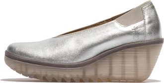 FLY London Fly London Damen YOZA438FLY Wedges, Silver, 38 EU
