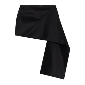 Courr&egrave;ges Satirock - - Skirts - Damen - Schwarzk - S