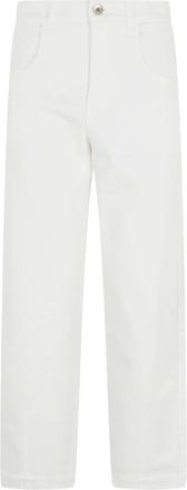 Eleventy Femme, Jeans, Blanc, Taille: 38 FR Jeans droits