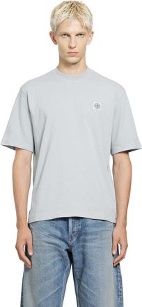 Stone Island 2100026 Cotton Jersey Fissato Effect T-Shirt