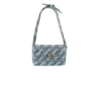 Kurt Geiger Kensington Knot Schultertasche - - Bags - Damen - Blau - ONE SIZE