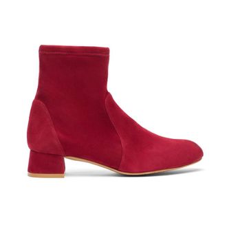 Stuart Weitzman Femme, Chaussures, Rouge, Taille: 37 EU Bottines chaussettes Grace