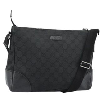 Gucci Sac bandouli&egrave;re vintage GG Canvas Pre-owned - Femme - Pre-owned - Noir - Taille: ONE Size