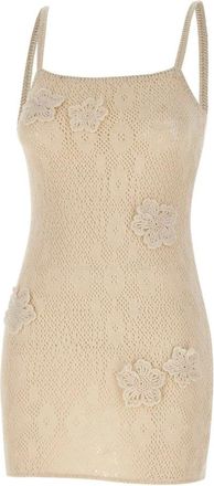 MC2 Saint Barth Femme, Robes, Beige, Taille: 38 FR Artie Dress