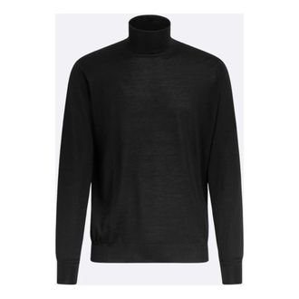 Pantaloni Torino Homme, Pulls, Noir, Taille: S Maglia dolcevita in lana