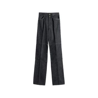 Christophe Lemaire Femme, Jeans, Bleu, Taille: 34 FR Maxi Barrel Workwear Pants
