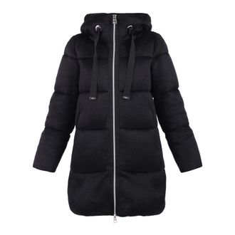 Herno Femme, Manteaux, Noir, Taille: 42 FR Doudoune Mi-longue