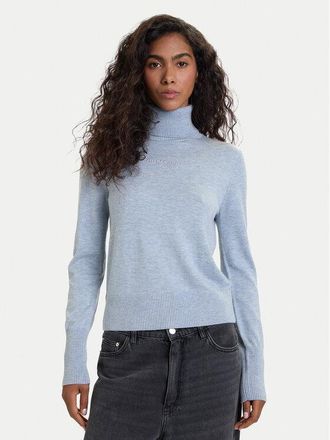 Guess Rollkragenpullover W4BR15 Z3HO2 Himmelblau Regular Fit