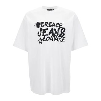 Versace Jeans Couture T-Shirts und Polos - - Tops - Herren - Wei&szlig; - 2XL