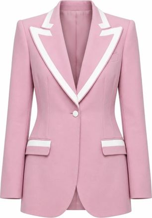 Dolce & Gabbana Ma&szlig;geschneiderter Blazer - - Jackets - Damen - Rosa - 3XL