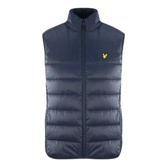 Lyle & Scott Wattierte Weste in Navy