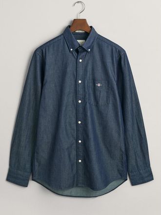 GANT Jeanshemd mit Button-Down-Kragen, Regular Fit in