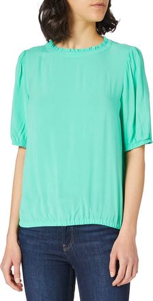 Street One Damen 342604 Bluse, Yucca Green, 38