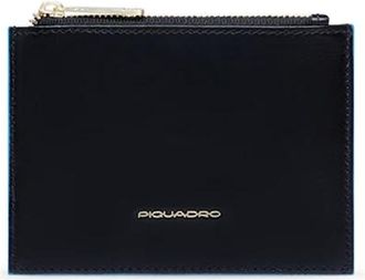 Piquadro Femme, Accessoires, Noir, Taille: ONE Size Porte-monnaie femme slim avec porte-cartes de cr&eacute;dit et protection Rfid