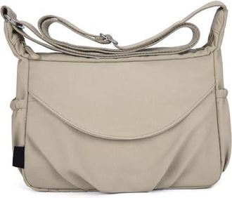 Generic Sac bandouli&egrave;re femme grande capacit&eacute;, en nylon, avec large bandouli&egrave;re. (Khaki)