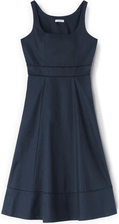 Motivi Femme, Robes, Bleu, Taille: 38 FR Robe &eacute;vas&eacute;e en popeline avec ajour&eacute;