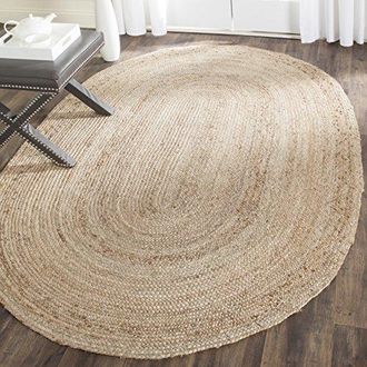 Safavieh Zeitgen&ouml;ssische Teppich f&uuml;r Wohnzimmer, Esszimmer, Schlafzimmer - Cape Cod Collection, Kurzer Flor, Beige, 120 x 180 cm