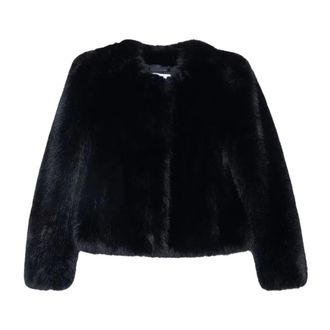 Stand Studio Stand Studio, Femme, Vestes, Noir, Taille: 36 FR Faux Fur & Shearling Vestes